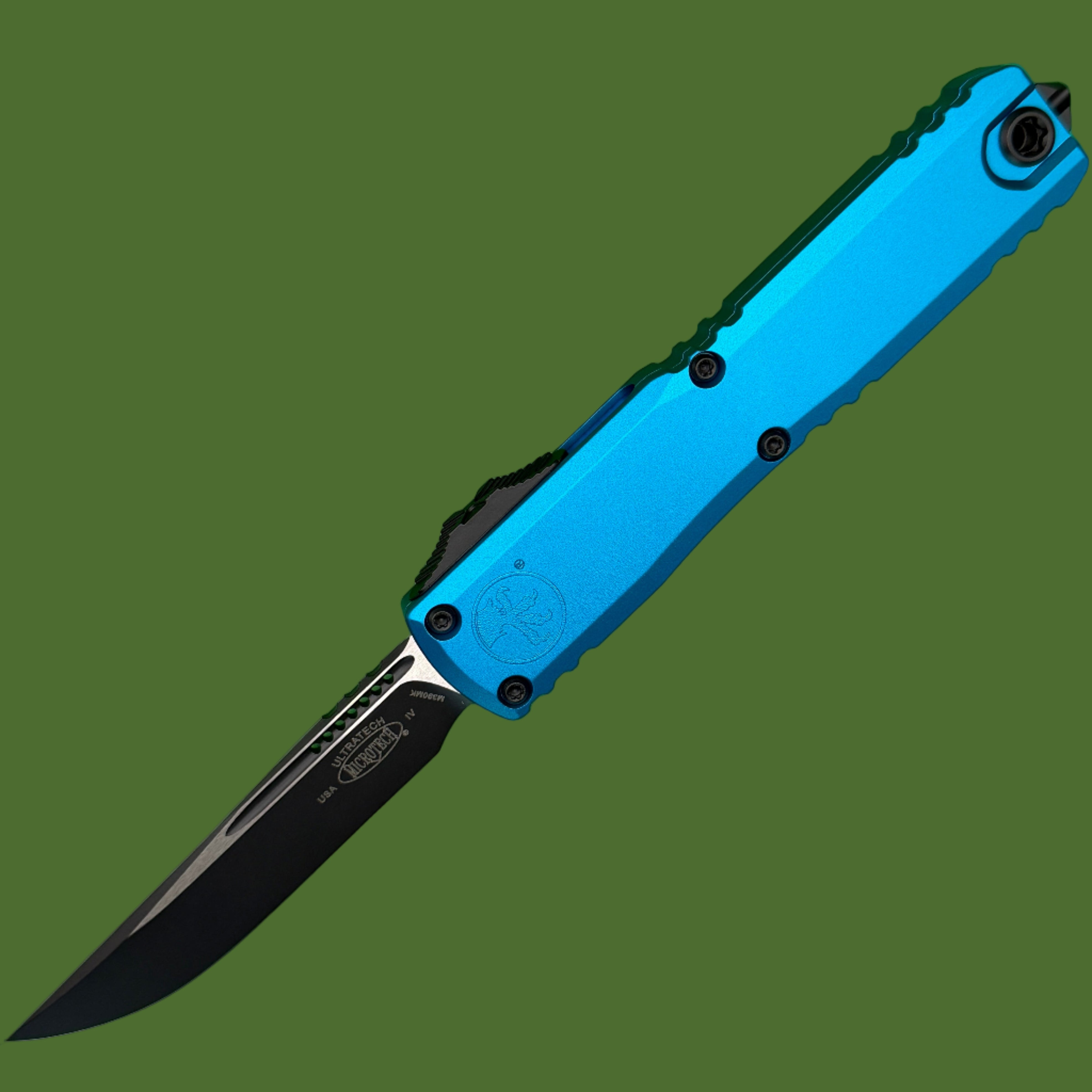 Microtech Ultratech S/E Gen IV Blue Standard 11214-1BL – Springfield EDC