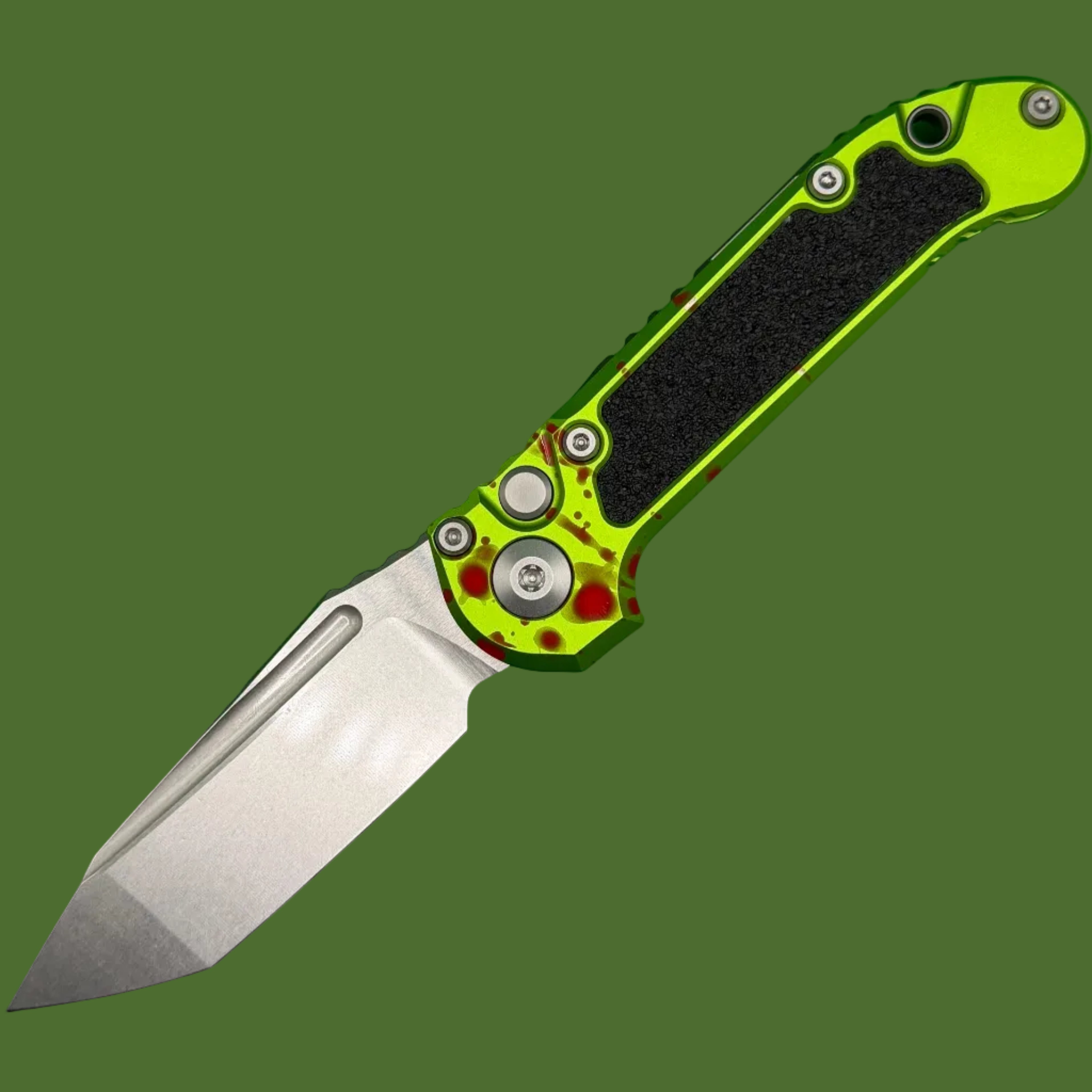 Microtech LUDT T/E Gen III ZOMBIE-TECH Stonewash Standard 1136-10Z ...