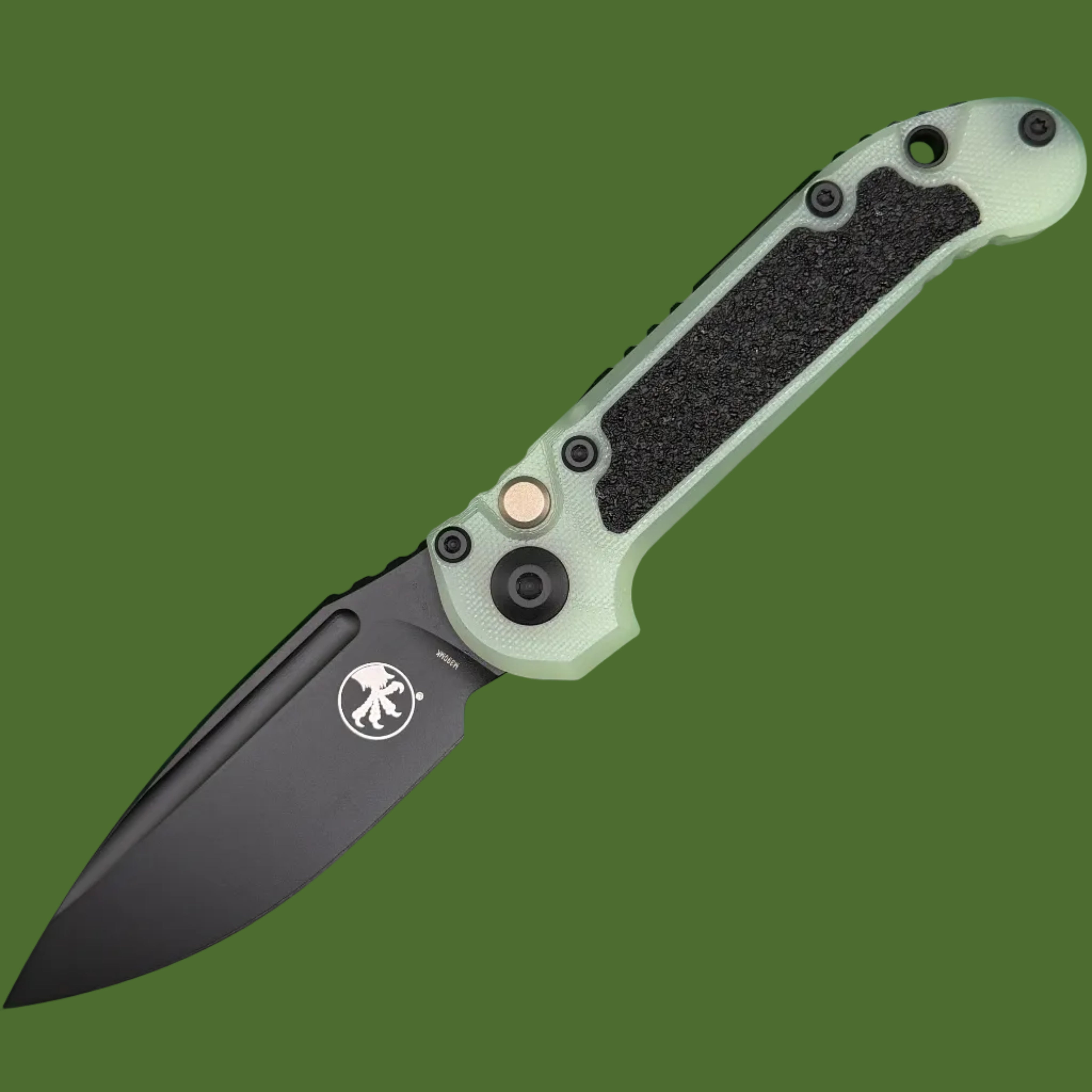 Microtech LUDT S/E Gen III Signature Series G-10 Jade Green Standard ...