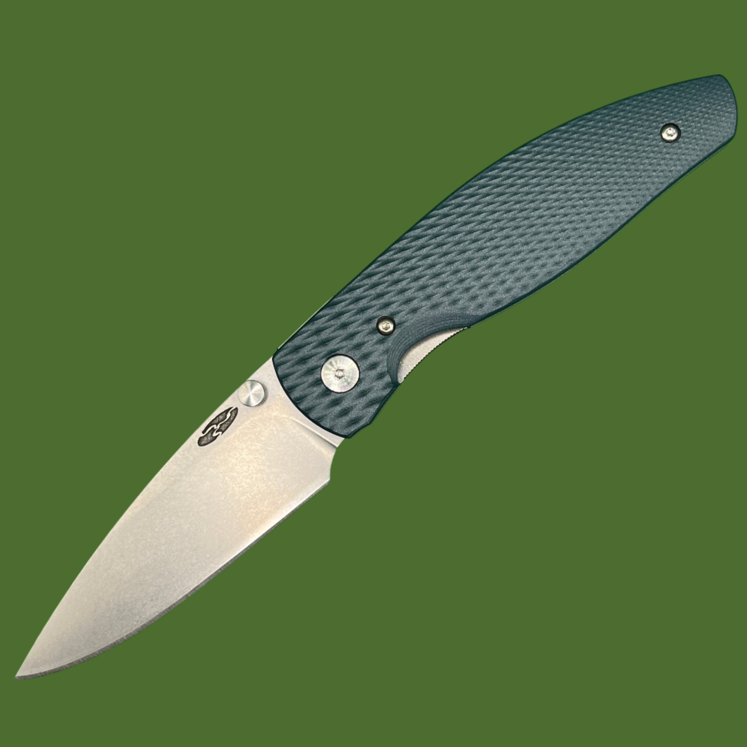 TRM Atom Ocean Teal Blue Cerakote 3D Titanium Lizard Skin – Springfield EDC