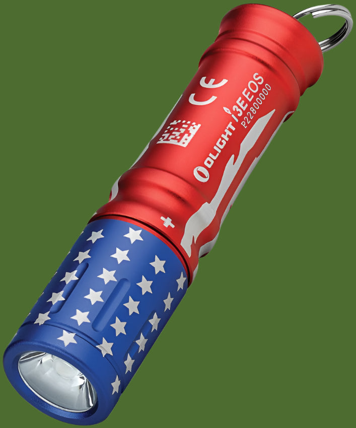 Olight i3E Keychain Flashlight Stars and Stripes – Springfield EDC